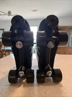 adidas | Shoes | Adidas Silver And Black Roller Skate Sneakers | Poshmark